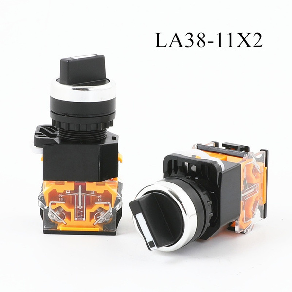 P48 Rotary Switch Knob 22mm 4 Screws Circular Small Size Flat Round 2 ...