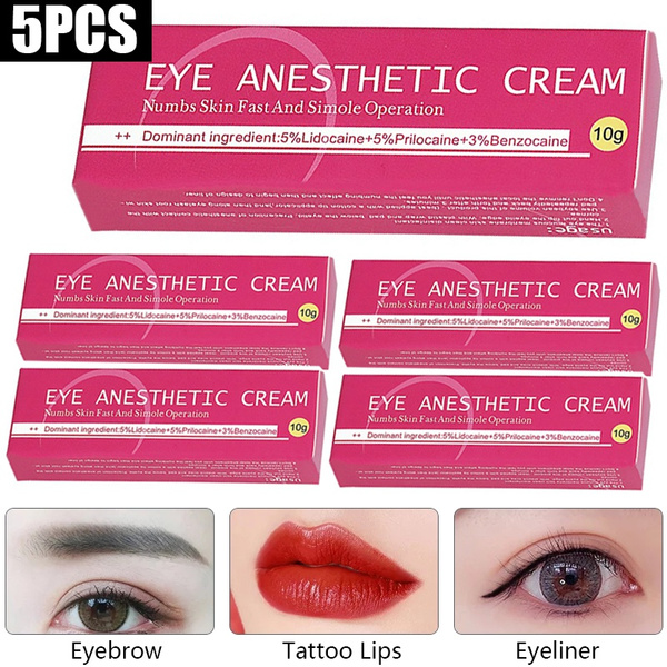 2pcs/5pcs Eyebrow Tattoo Anesthetic Cream Gel Before Permanent Makeup ...