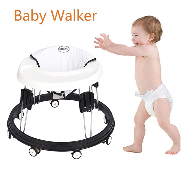 Fashion New Protable Folding Baby Walker Mute Rollover Prevention for ...