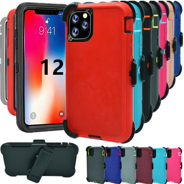 360 Degree Belt Clip Holster Kickstand Case,Heavy Duty Full Body ...