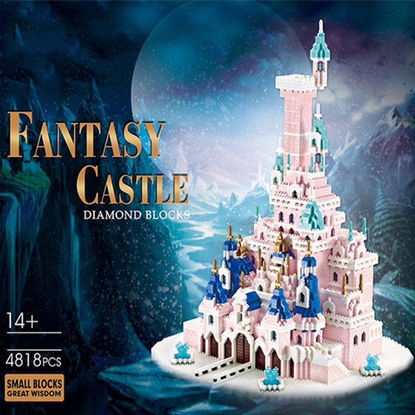 Princess Castle Model Micro Diamond Bricks 4700 Pcs Building Block Kids ...