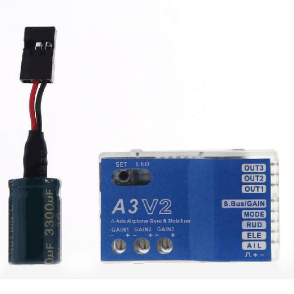 Eagle A3 V2 6-Axis RC Fixed-Wing Airplane For Gyro Flight Stabilization ...