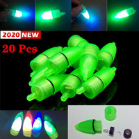 5/10/20pcs Battery Powered Clip Fishing Rod Tip LED Lights for Twin ...