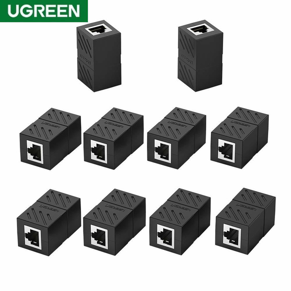 UGREEN RJ45 Coupler 5/10 Pack in Line Coupler Cat7 Cat6 Cat5 Ethernet ...