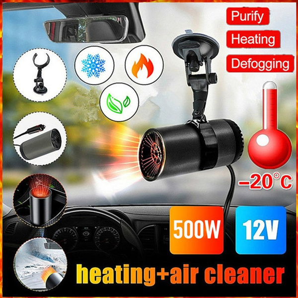 150W 2 IN1 Portable 360°Car Fast Air Heater with LED Cooling Fan ...