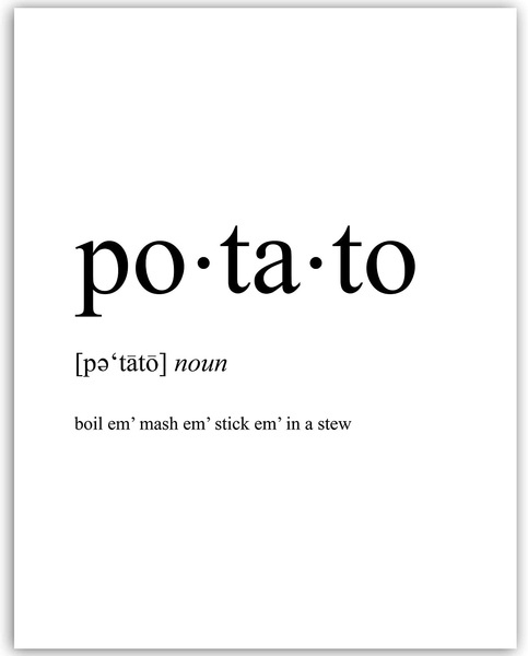 Lord Of The Rings Poster Sam Gamgee Potato Definition Poster B Em Mash ...