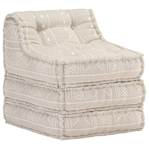 Modular lounge sofa in light brown fabric Modulares Loungesofa ...