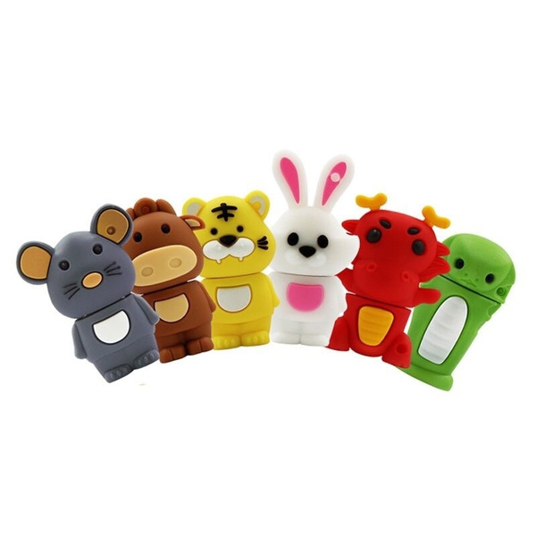 Cartoon Animal Chinese Zodiac USB Flash Drive 8GB 16GB 32GB 64GB 128GB ...