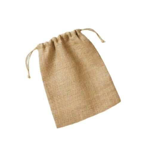 Jute bag Xs (14X20Cm) with drawstrings textile semifinished products ...