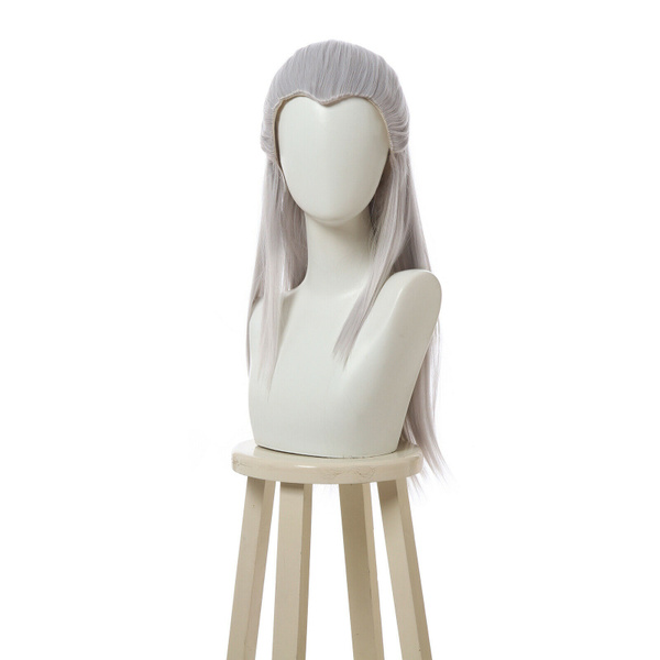 Details about The Witcher Geralt of Rivia Cosplay Halloween Sliver Long ...