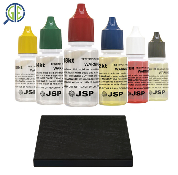 Gold and Silver Test Kit 10K 14K 18K 22K Platinum Jewelry 24K Scrap ...