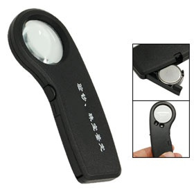 Pocket 40X LED Reading Map Magnifier with Currency Detecting | Wish