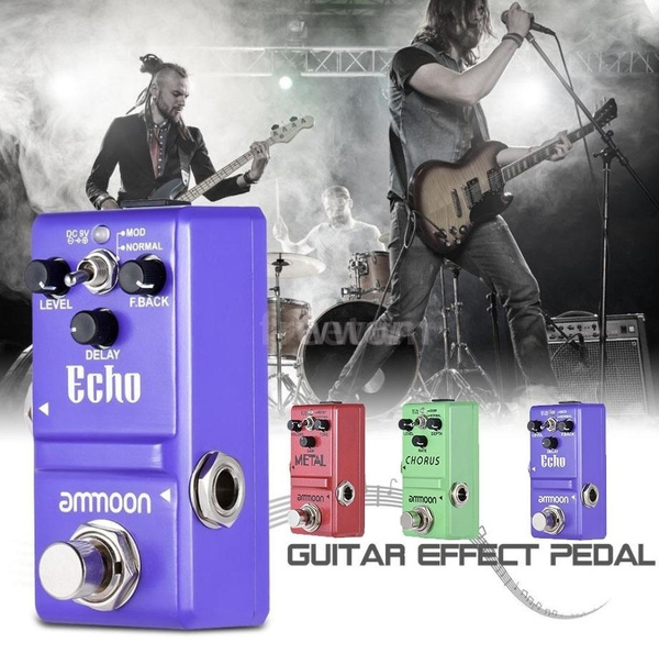 Ammoon Professional Delay /Chorus/Distortion Guitar Effect Pedal True ...