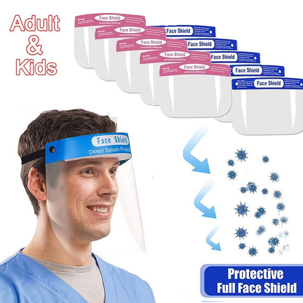 Universal Full Safety Face Shield Reusable Face Protective Visor for ...