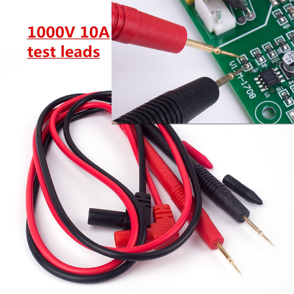 1000V 10A Needle Tip Probe for Universal Digital Multimeter Multi Meter ...