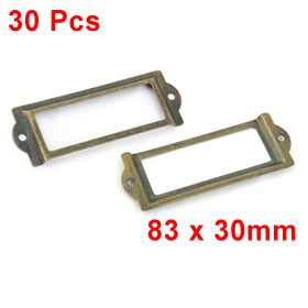 Office Library Drawer Cabinet Box Tag Label Name Card Frame Holder 83 x ...