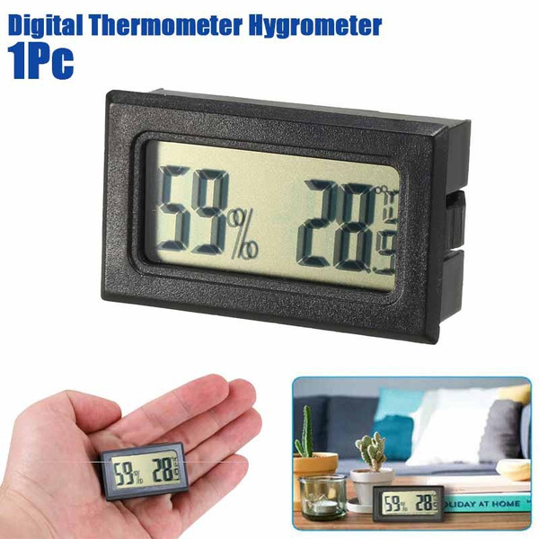 Mini Digital Temperature Humidity Meters Gauge Indoor Thermometer ...