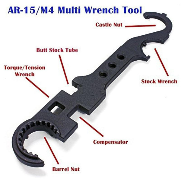 AR15/M4 Multifunction Combo Armorers Wrench Tool Wrench Handguard ...