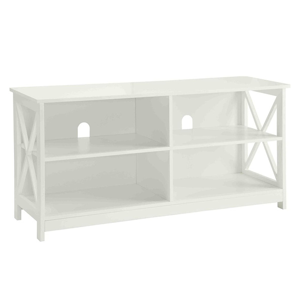 Convenience Concepts 4 Shelf Oxford 46 Inch TV Stand with Open Storage ...
