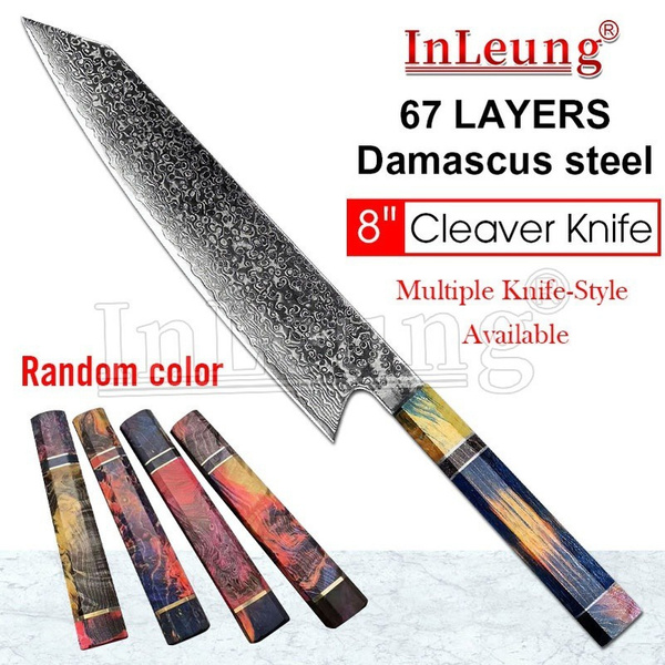 8 Inch High Quality Stainless Steel Kitchen Chef Knife Damascus Steel ...