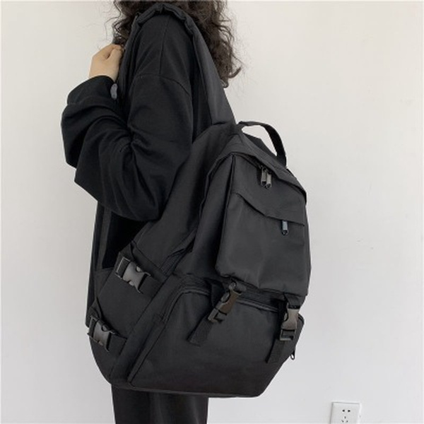 New Men Canvas Backpack Women Travel Bagpack School Bags for College ...