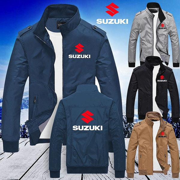 2021 Suzuki Motorcycle High Quality Men Waterproof Sports Jacket Stand ...