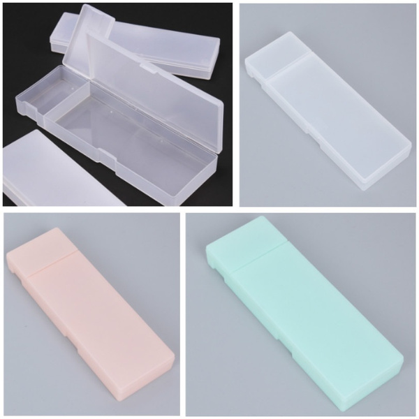 Korean Style Multifunctional Translucent Matte Pencil Case Plastic Pen ...
