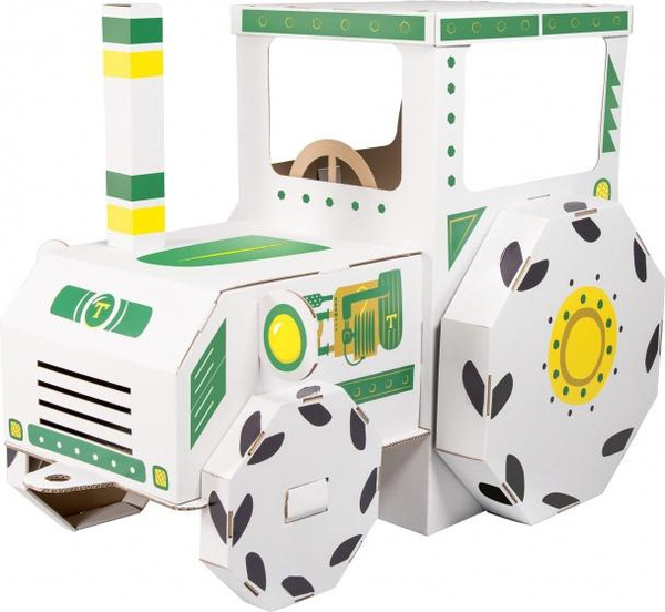 Playhouse Tractor Cardboard Junior 123 X 69 X 90 Cm | Wish