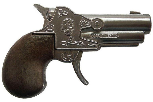 Toy revolver pirates mecha nich silver | Wish