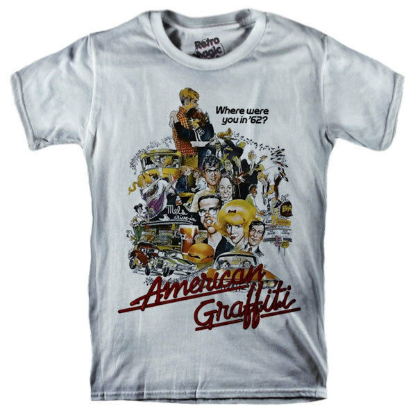 American Graffiti T-shirt Classic Movie Poster 1973 | Wish