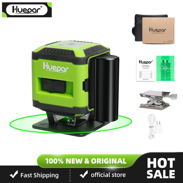Huepar Floor Laser Level Green Beam Installation Laser with Line ...
