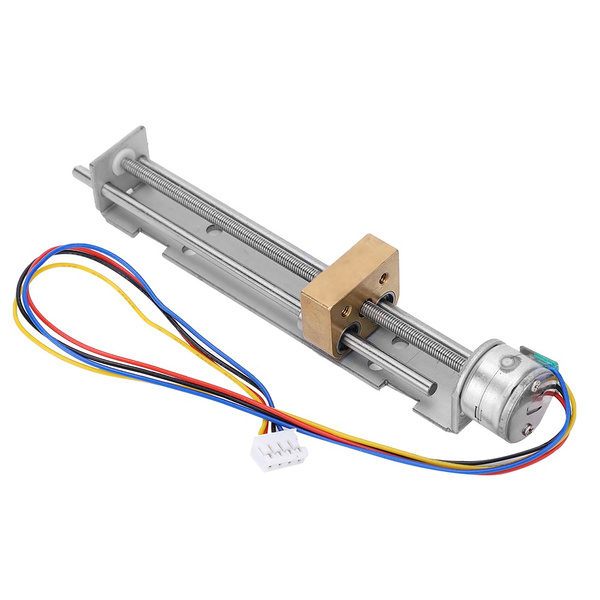 Stepper Motor Linear Miniature Slide Table Linear Bearing Screw Slider ...