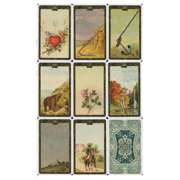 Oracle Lenormand Cards Sixth Sense Magic Arts Practise Divination ...