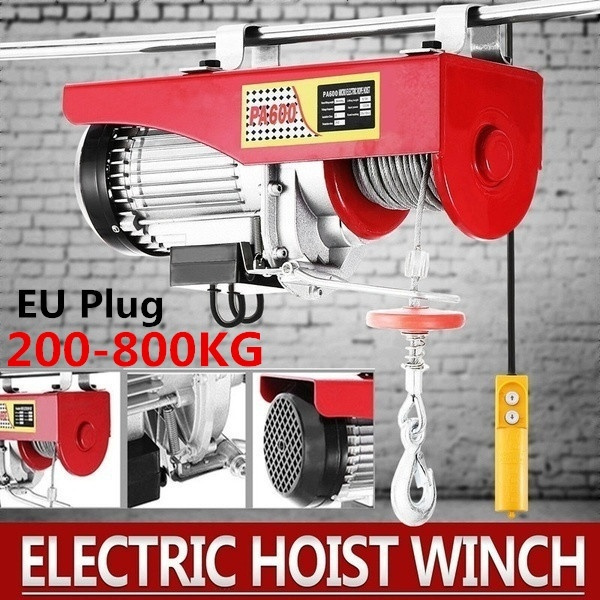 Lift Electric Hoist 1450W/1050W/850W/500W Overhead Crane Lift Electric ...