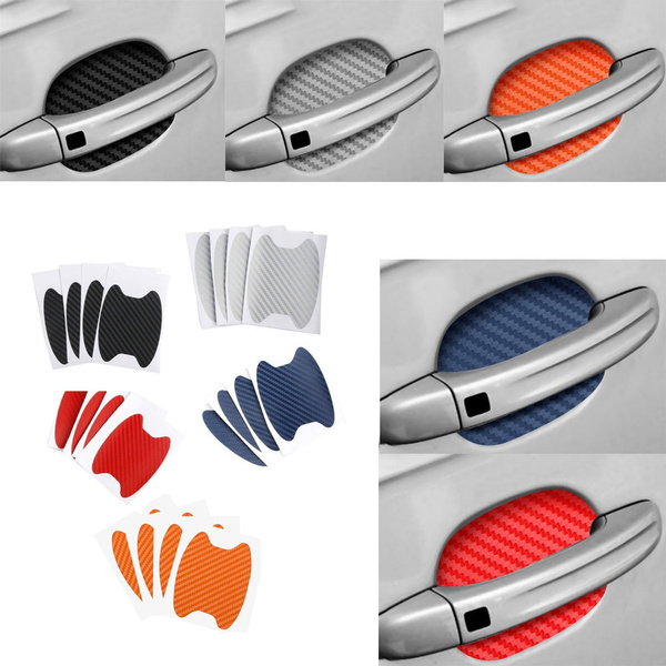 2 Pack Car Door Sticker Scratches Resistant Cover Auto Handle ...
