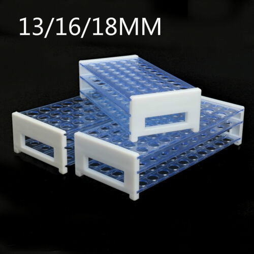Plastic Test Tube Stand Bracket Rack for 13/16/18MM Test Tubes 40/50 ...