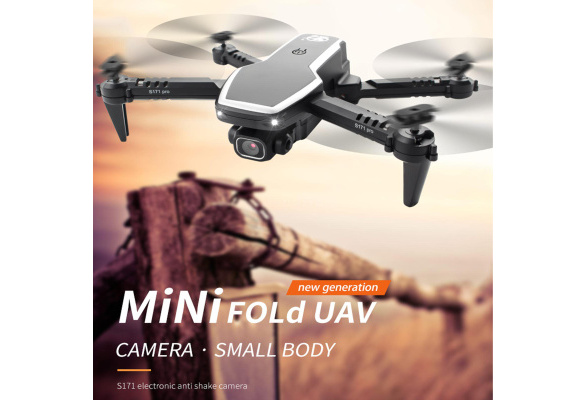 CSJ S171 PRO RC Drone with Camera 4K Mini Drone Dual Camera Foldable Quadcopter for Kids with Function Trajectory Flight Headless Mode 3D Flight Auto Hover One Key Takeoff Landing One Key