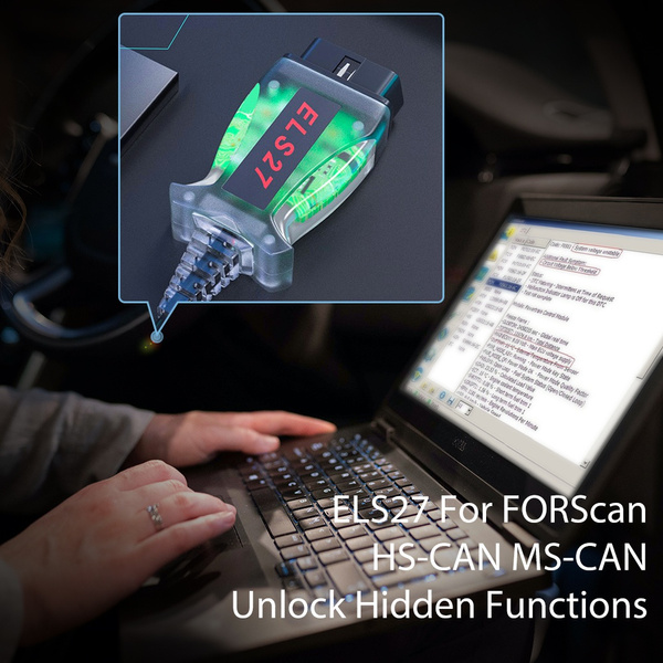 ELS27 Forscan For Ford Mazda Lincoln Mercury ELMConfig ELM327 USB ...