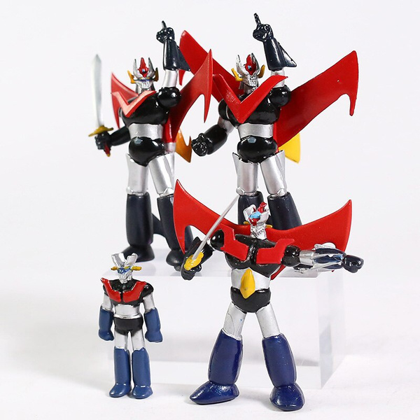 New 4pcs/set Mazinger Z Mini PVC Figures Collectible Model Toys For ...