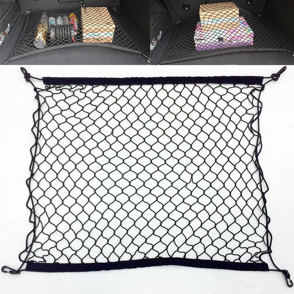 Elastic Floor Car Boot Net Cargo Storage Organiser Mesh Netting Van ...