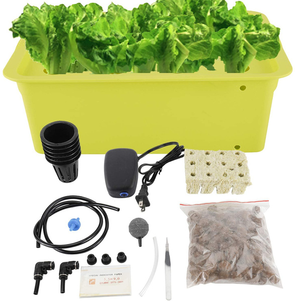 Hydroponic System Growing Kit for Plants Herb Garden Starter Set 11 ...