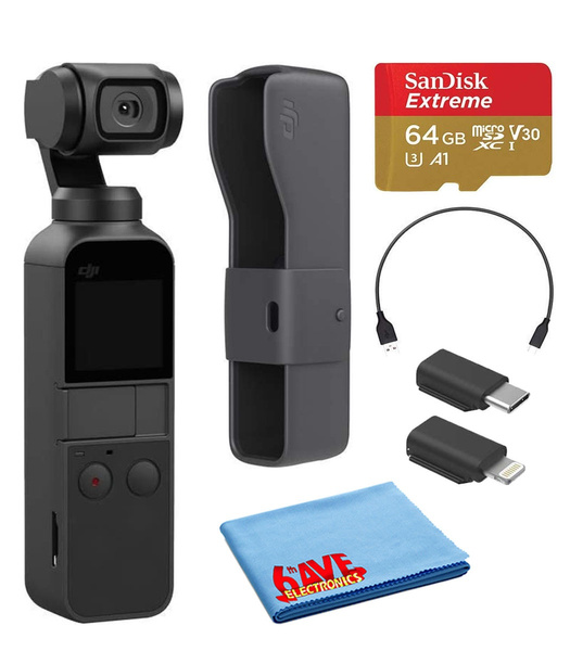 DJI Osmo Pocket Handheld 3-Axis 4k Gimbal Stabilizer with Integrated ...