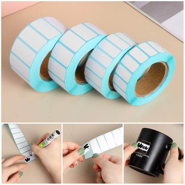 1000pcs/Roll Adhesive Thermal Label Sticker Paper Supermarket Price ...