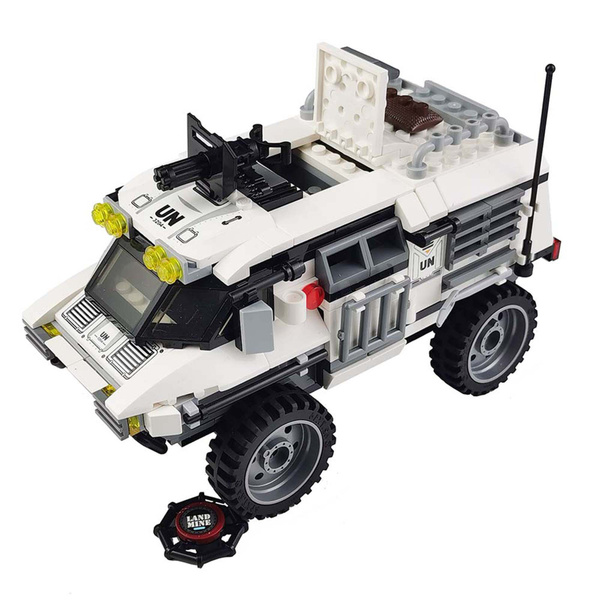 WW2 Military Model Block UN Peacekeeping Battle Army Land Force Armored ...
