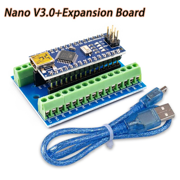 NANO V3.0 Nano Board CH340G ATmega328 Chip Controller with Cable, Nano ...
