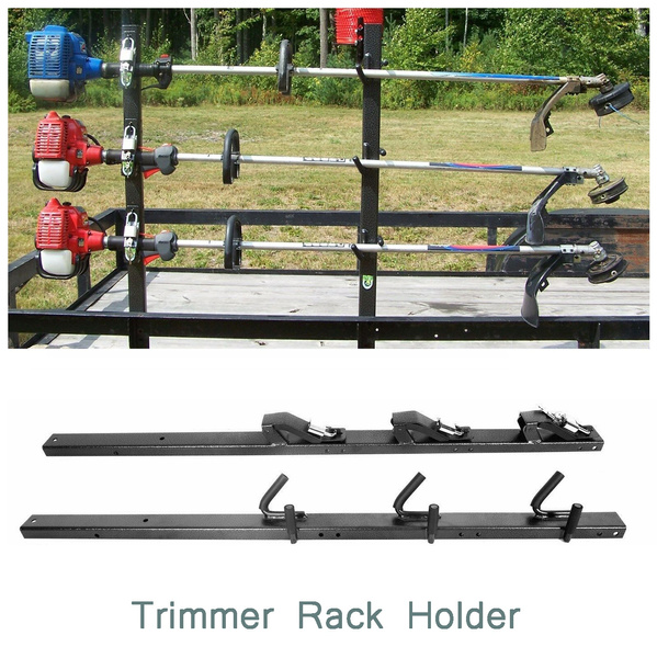 Lockable 3-Place weeder Edge Trimmer Rack Holder for OPEN Landscape ...