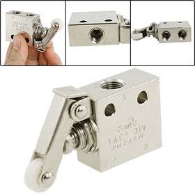 Air Pneumatic 2 Position 3 Way Roller Lever Mechanical Valve | Wish