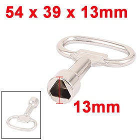 Office Drawer Cabinet Safety 7.5x8.5mm Triangle Spanner Key 54mm Length ...