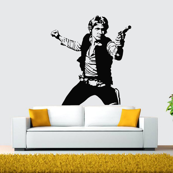 Gunman Famous Character Removable Wall Stickers for Living Room Home ...