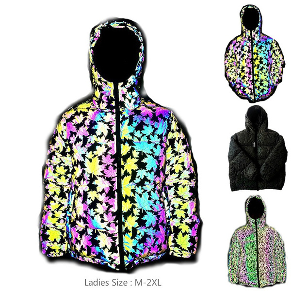 Reflective Cotton Clothing Autumn Winter Color Women Laddies Fashion ...
